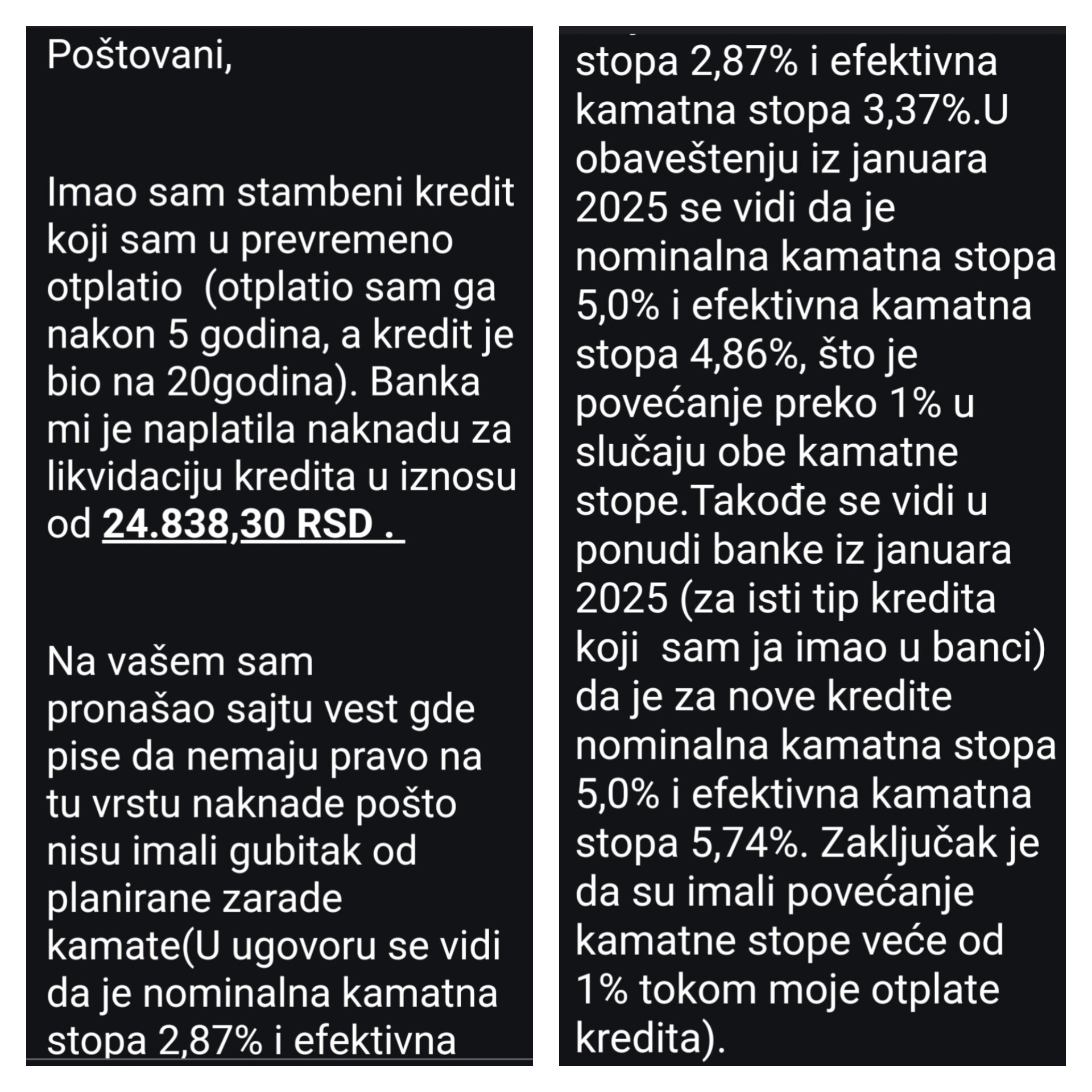 Prevremena otplata kredita! - Efektiva